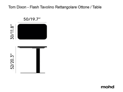 Tom Dixon Flash Table Rectangular- DEMO- VI SENDER IKKE DETTE PRODUKT ...